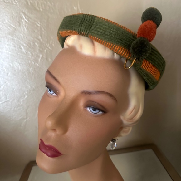 THE MARSTON COMPANY | Accessories | Unique 95s Greenorange Toque | Poshmark